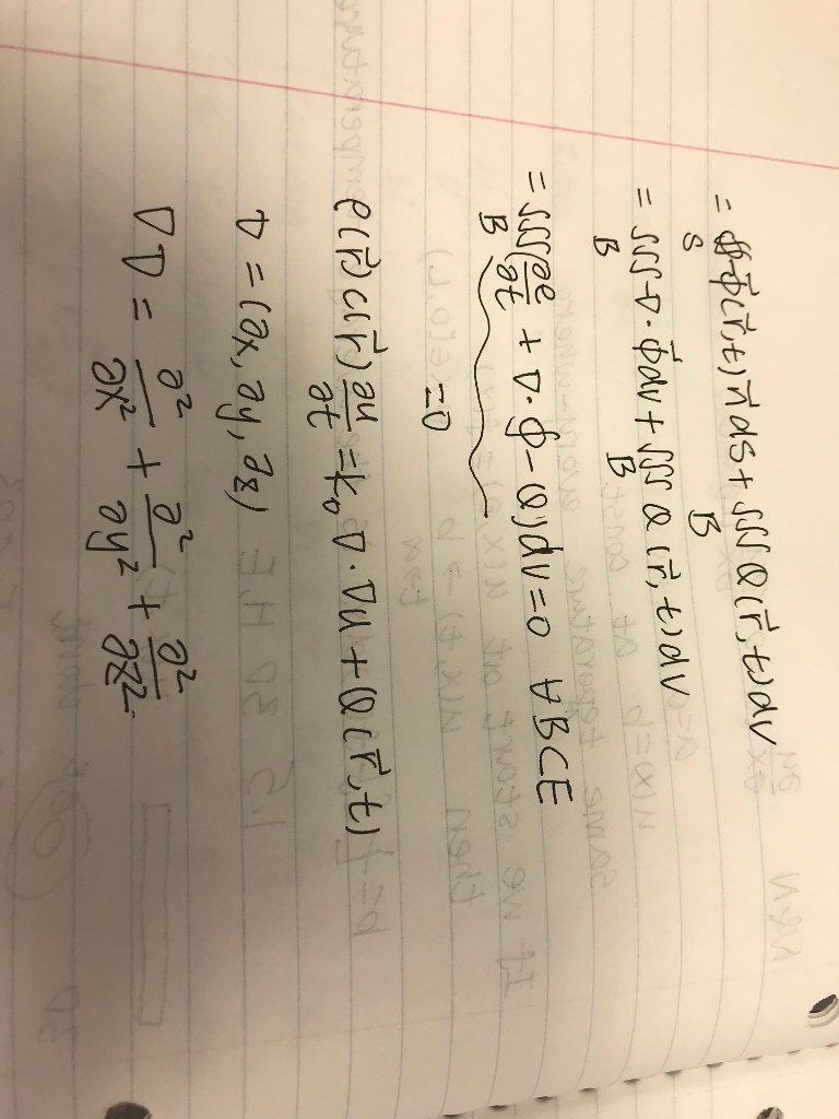 derive the Heat Equation in 2D from scratch following | Chegg.com