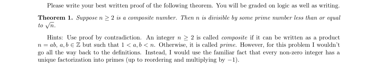 Solved Please write your best written proof of the following | Chegg.com