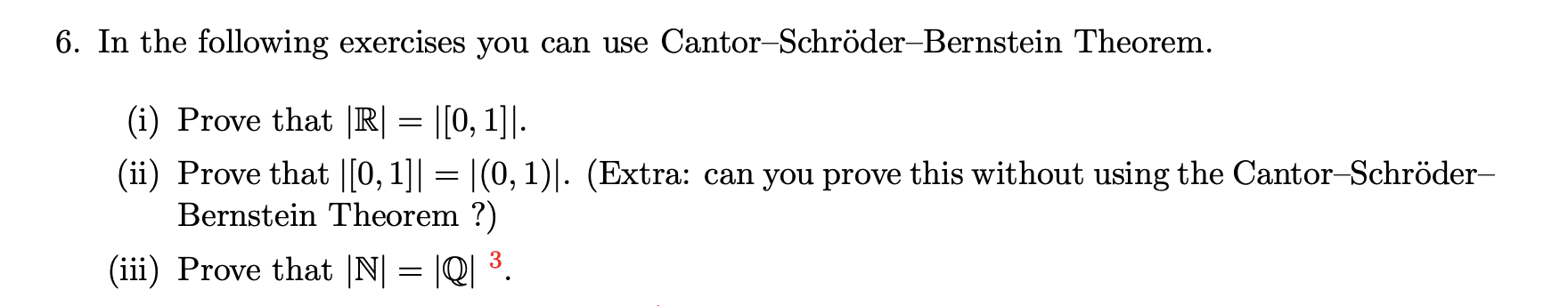 Solved 6. In the following exercises you can use | Chegg.com