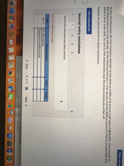 Solved Check my wo At year-end (December 31). Chan Company | Chegg.com Solved Check my wo At year-end (December 31). Chan Company | Chegg.com