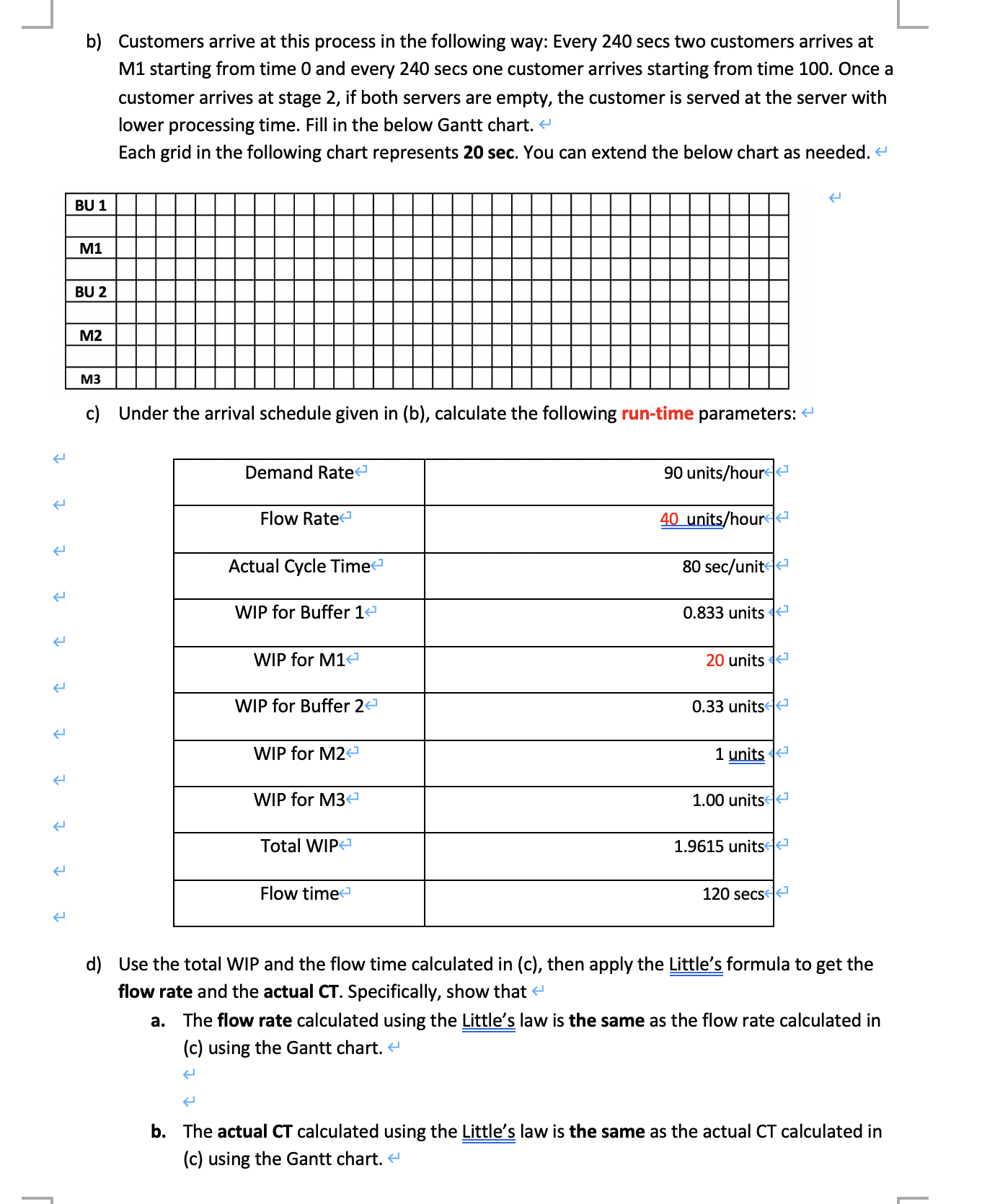 Solved Consider the following process. The processing time | Chegg.com