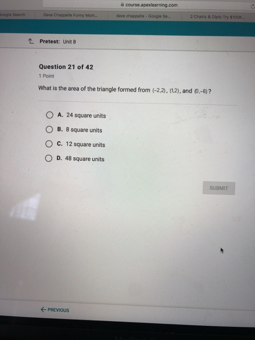 Solved course.apexlearning.com oogle Search Dave Chappelle | Chegg.com