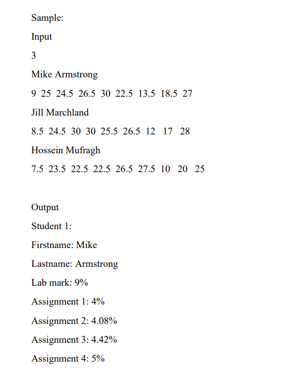 Solved Your task here is to receive the information of some | Chegg.com