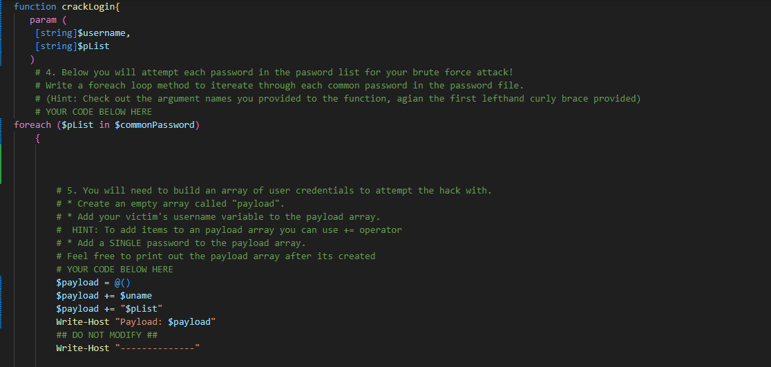 Solved Here's what I have, I need help writing the foreach | Chegg.com