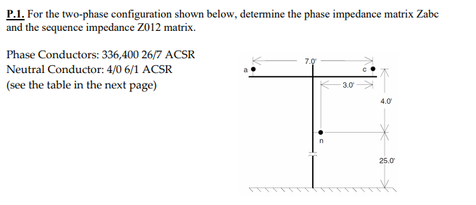 Solved P.1. For the two-phase configuration shown below, | Chegg.com
