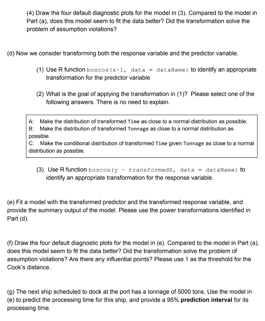Problem 2: This problem is based on the data file and | Chegg.com
