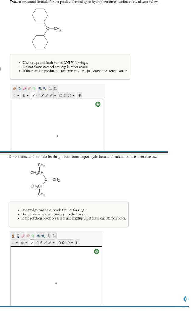 Solved Draw a structural formula for the product formed | Chegg.com