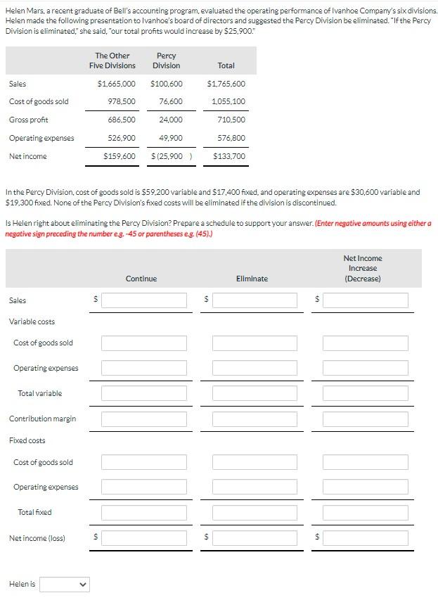 Solved Helen Mars, a recent graduate of Bell's accounting | Chegg.com