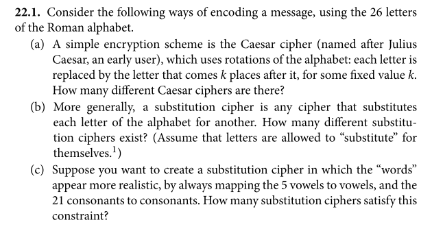 Solved 22.1. Consider the following ways of encoding a | Chegg.com