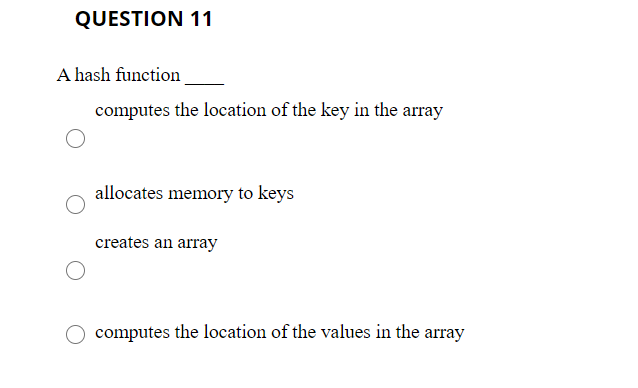 Solved QUESTION 1 In inorder traversal the tree elements are | Chegg.com