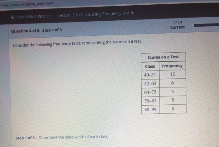 Solved Portal/Lesson/lesson_practice#! Lesson: 3.3 | Chegg.com
