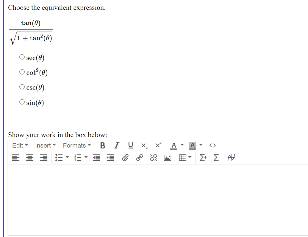 Solved Choose the equivalent expression. | Chegg.com