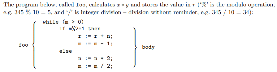 Solved Hello, I have aquestion about the Hoare logic in | Chegg.com
