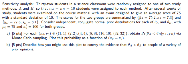 Solved Sensitivity Analysis: Thirty-two Students In A 