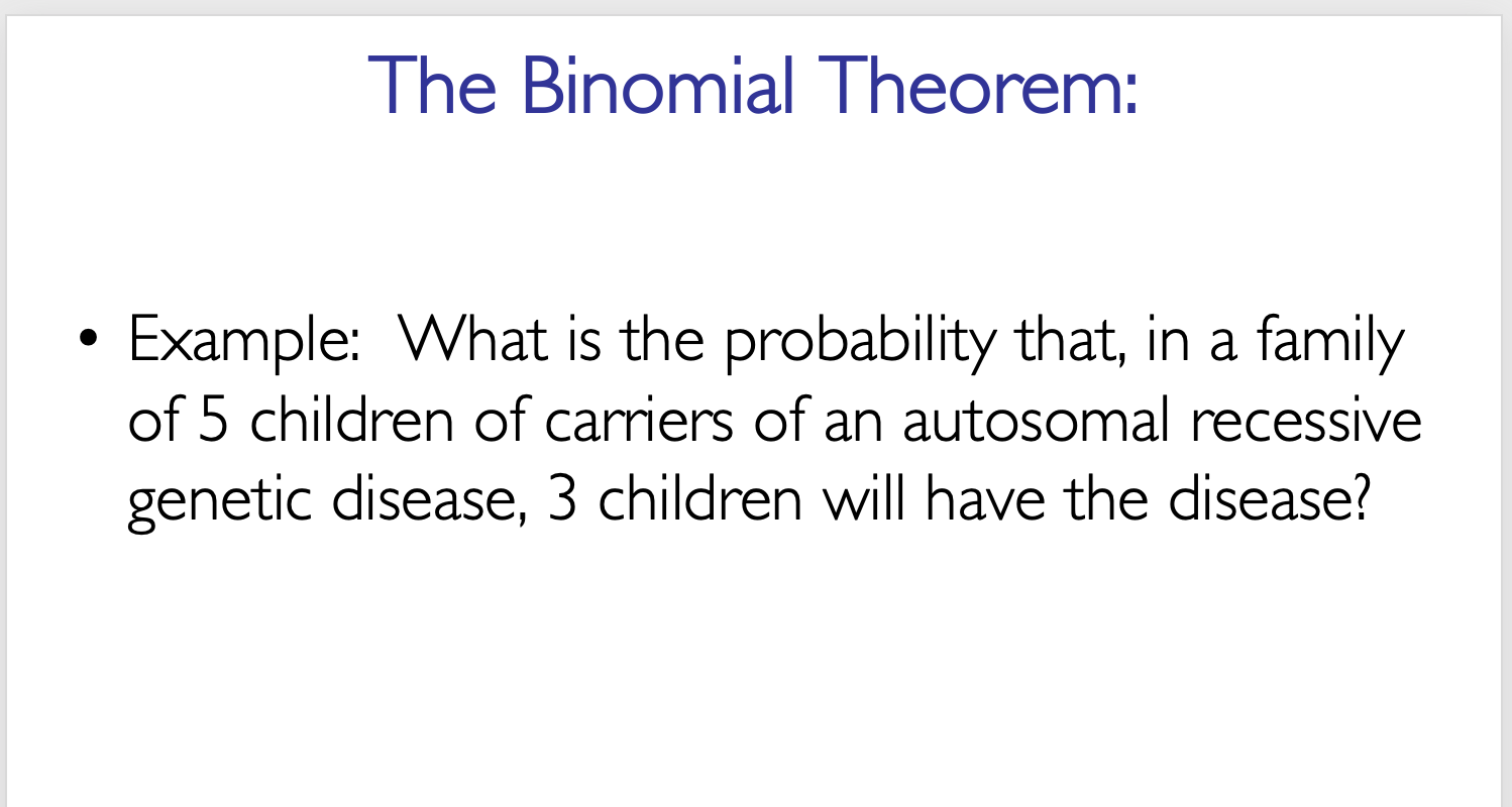 Solved The Binomial Theorem: Example: What is the | Chegg.com