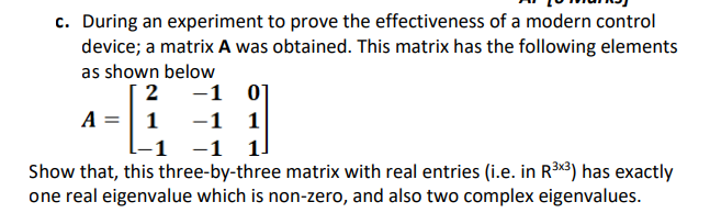 Solved c. During an experiment to prove the effectiveness of | Chegg.com