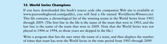 Solved Word Series winner Java assignment I need the | Chegg.com