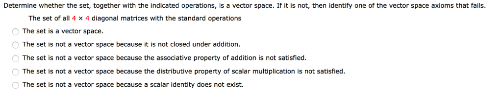 Solved Determine Whether The Set Together With The