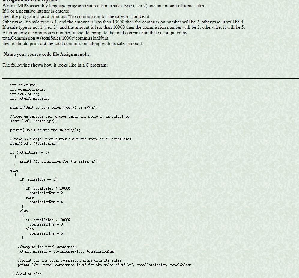 Solved Write a MIPS assembly language program that reads in | Chegg.com