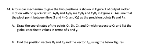 Solved 1.750 2.656 1.721 0.751 Figure 1. 0.470 Link 2 A₂ | Chegg.com
