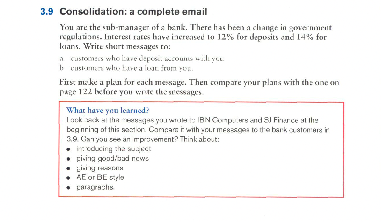 Solved а 3.9 Consolidation: a complete email You are the | Chegg.com