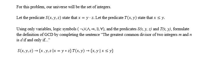 Solved GCD meaning greatest common divisor. Not really sure | Chegg.com
