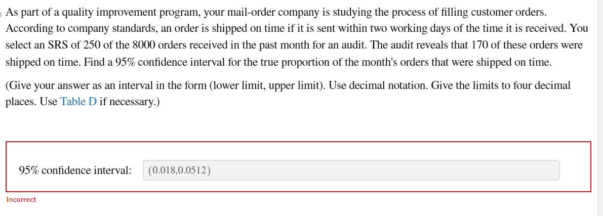 Solved As part of a quality improvement program, your | Chegg.com