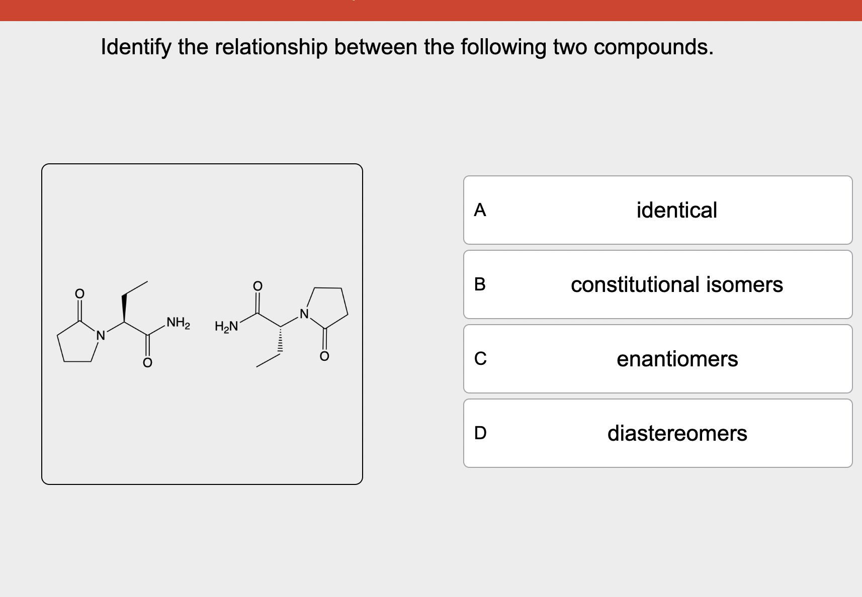 Solved Identify the relationship between the following two | Chegg.com