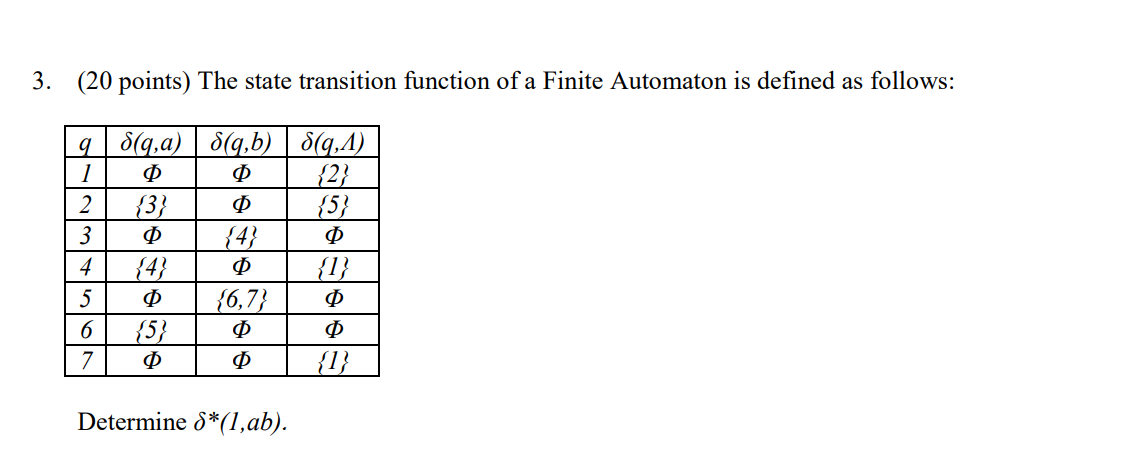 Solved For the following Automata Theory question, the | Chegg.com