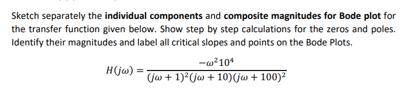 Solved Sketch separately the individual components and | Chegg.com