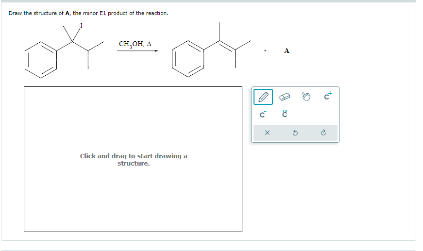 Solved Consider the mechanism of an E1 reaction.Draw the | Chegg.com