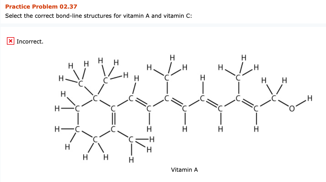 Solved Practice Problem 02.37 Select the correct bond-line | Chegg.com