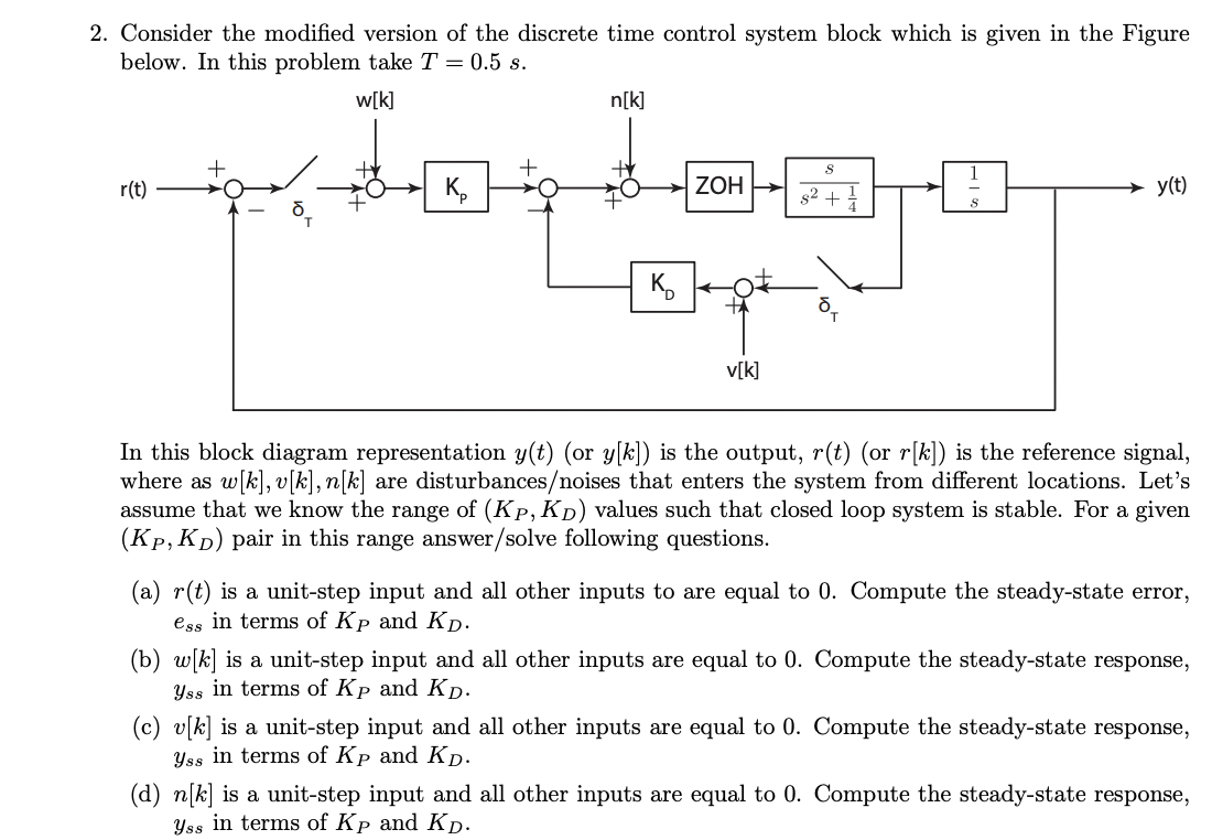 Solved Consider the modified version of the discrete time | Chegg.com
