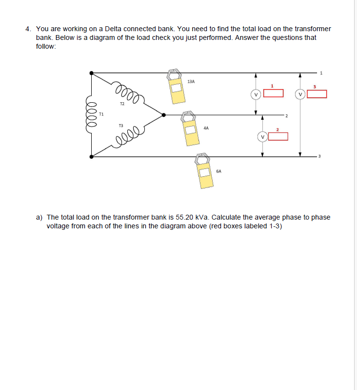 Solved You are working on a Delta connected bank. You need | Chegg.com