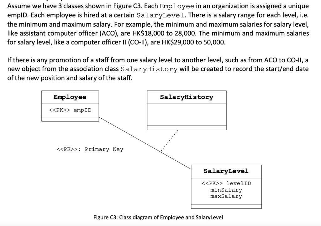 Solved Assume we have 3 classes shown in Figure C3. Each | Chegg.com