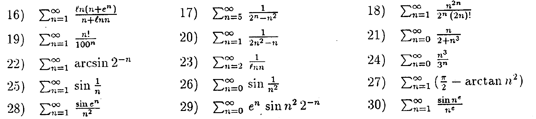 Solved Determine whether the following series are convergent | Chegg.com