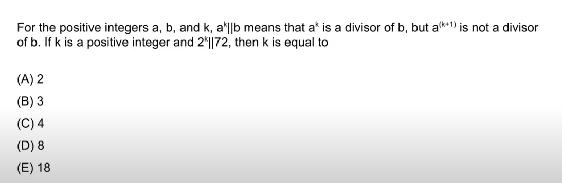 Solved For the positive integers a,b, and k,ak∥b means that | Chegg.com