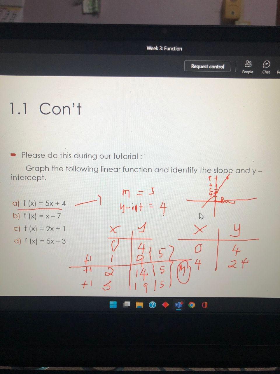 Solved Please do this during our tutorial : Graph the | Chegg.com