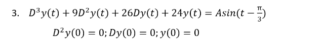 Solved Determine the total solution given the following | Chegg.com Solved Determine the total solution given the following | Chegg.com