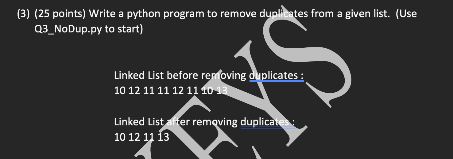 Solved In python class Node(): def __init__(self, | Chegg.com