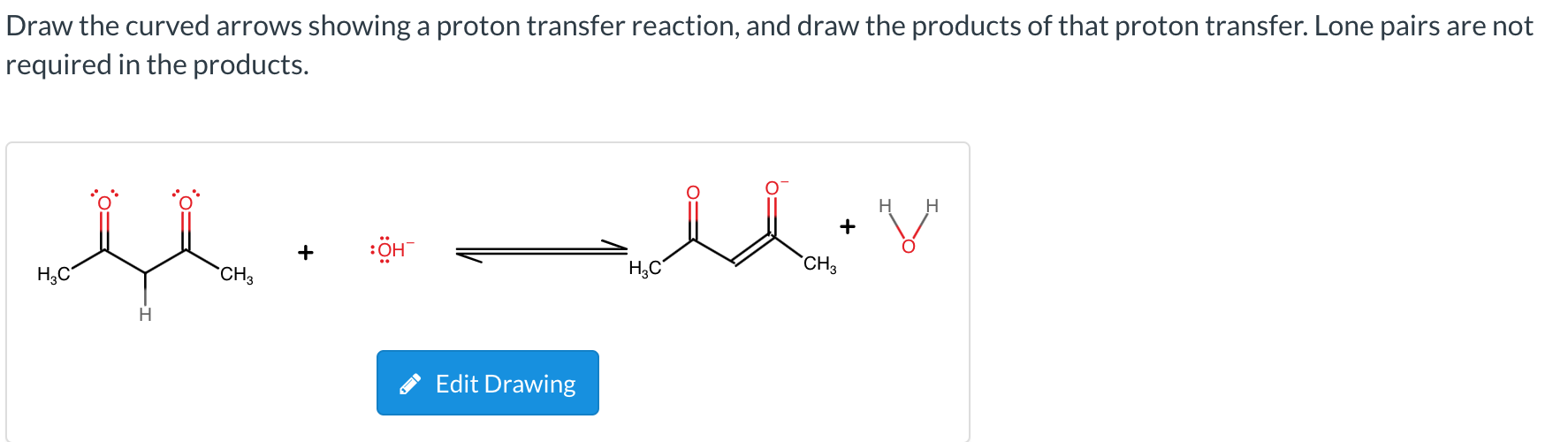 Solved Draw the curved arrows showing a proton transfer | Chegg.com Solved Draw the curved arrows showing a proton transfer | Chegg.com