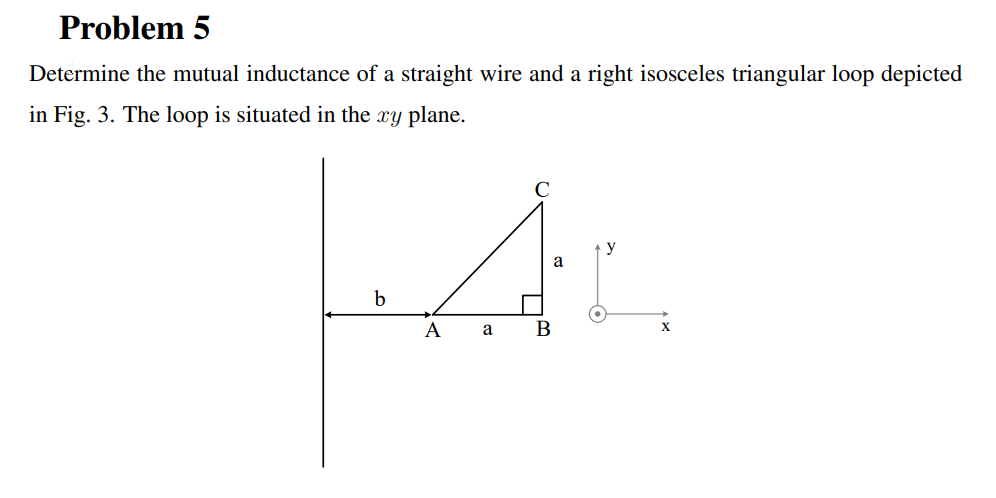 Solved Problem 5 Determine the mutual inductance of a | Chegg.com