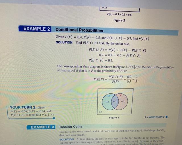 Solved 1.What would the formula be for P(F | E)? 2. In any | Chegg.com
