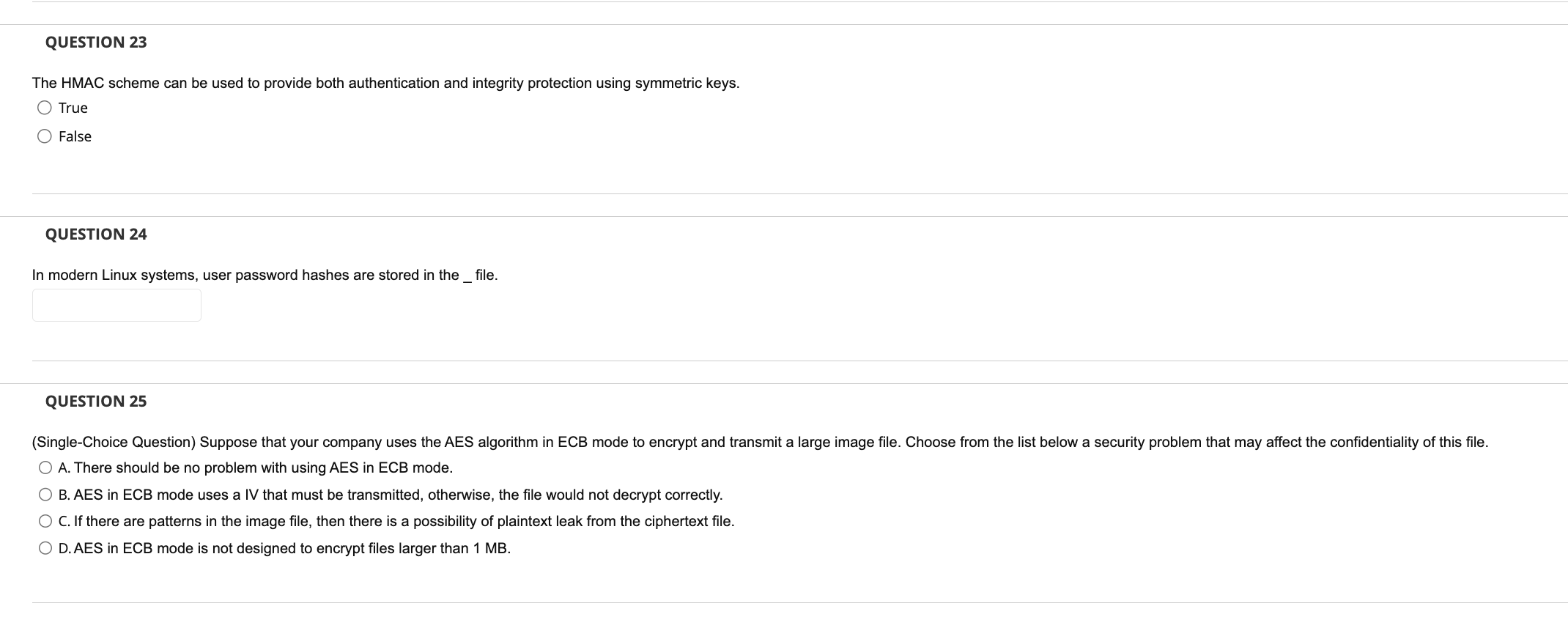 Solved The HMAC scheme can be used to provide both | Chegg.com