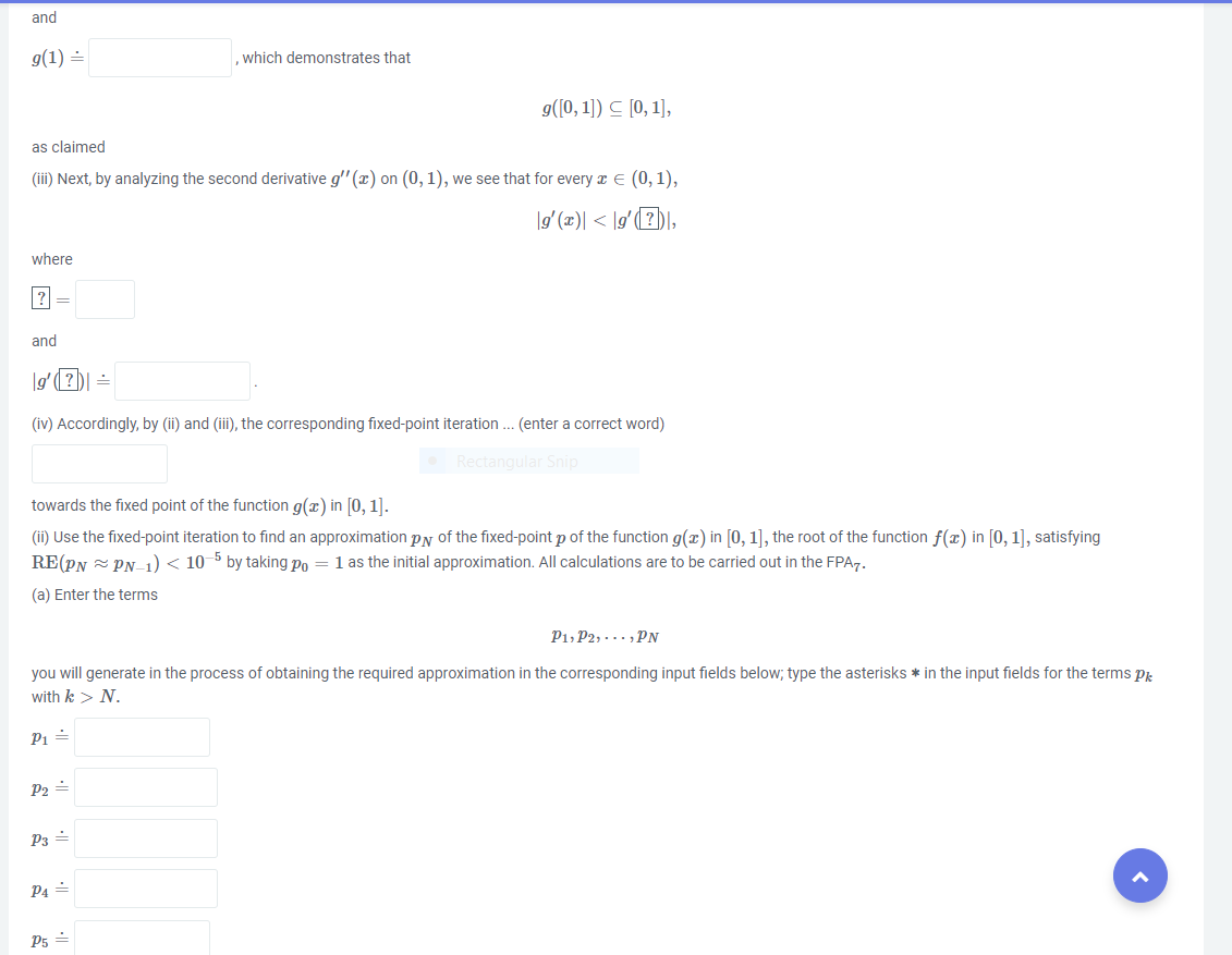 Solved (Fixed-Point Iteration). Consider the problem of | Chegg.com