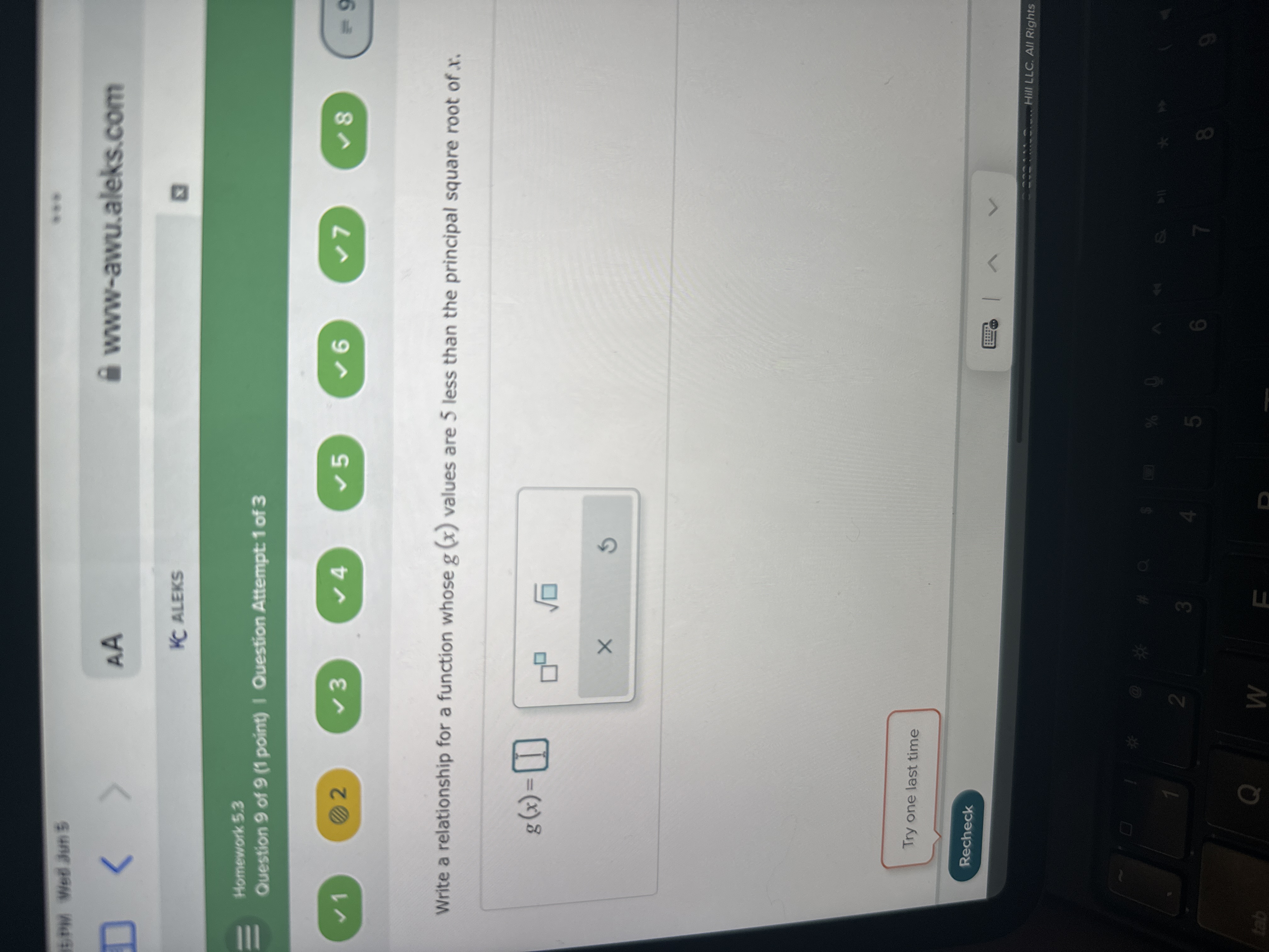 Solved Write a relationship for a function whose g(x) | Chegg.com