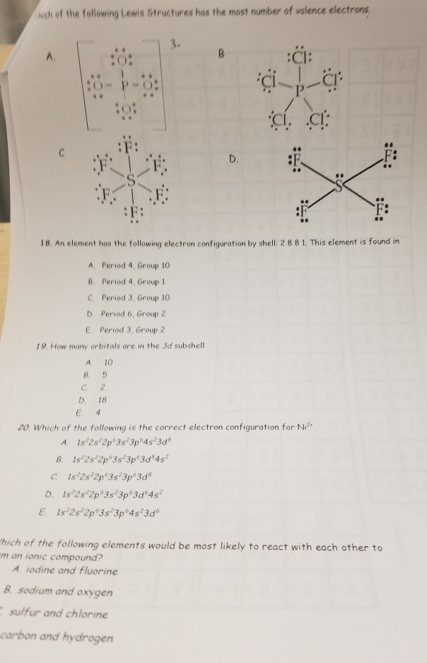 Solved nch of the following Lewis Structures has the most | Chegg.com