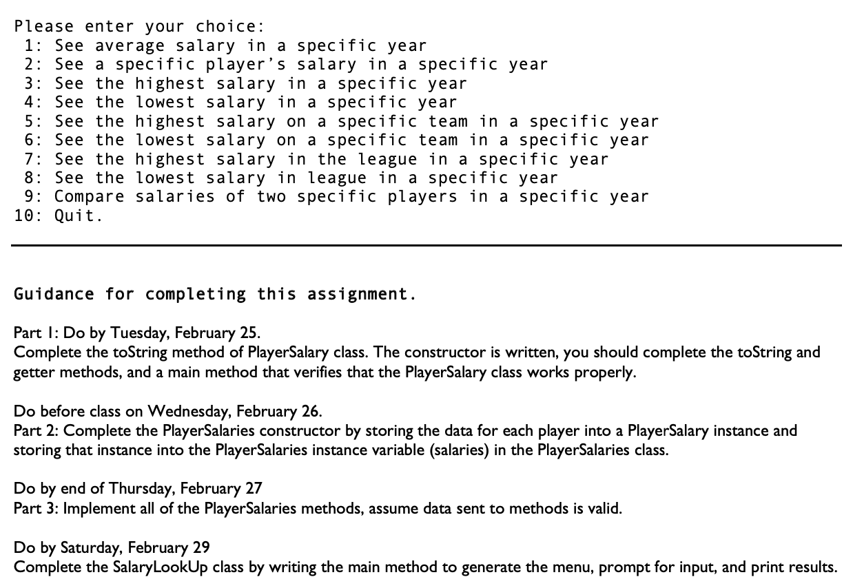Solved In Java is the Program. Thank you for your help. You | Chegg.com