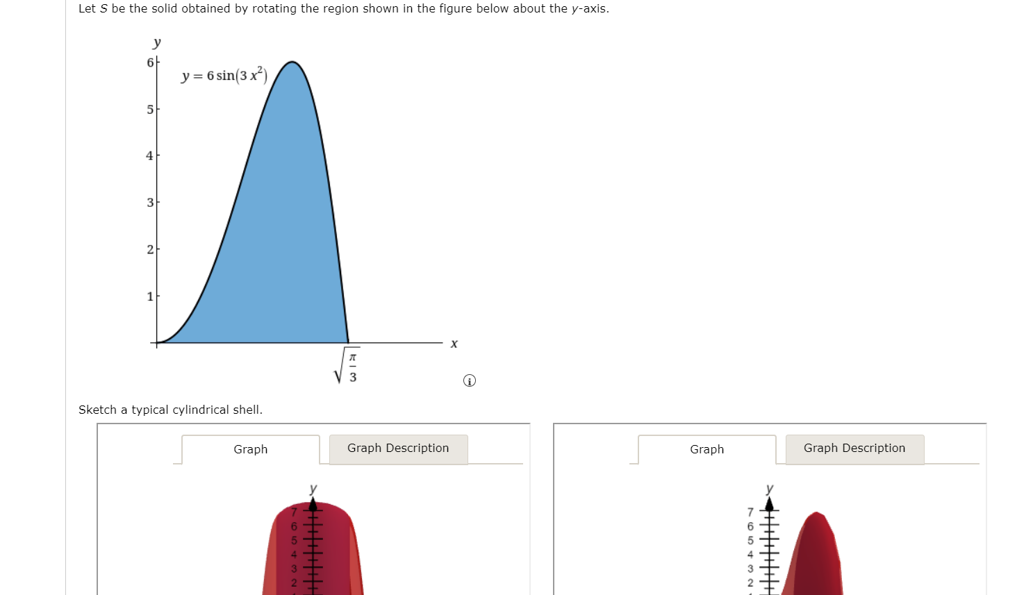 Solved Let S be the solid obtained by rotating the region | Chegg.com