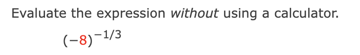 Solved Evaluate the expression without using a calculator. | Chegg.com